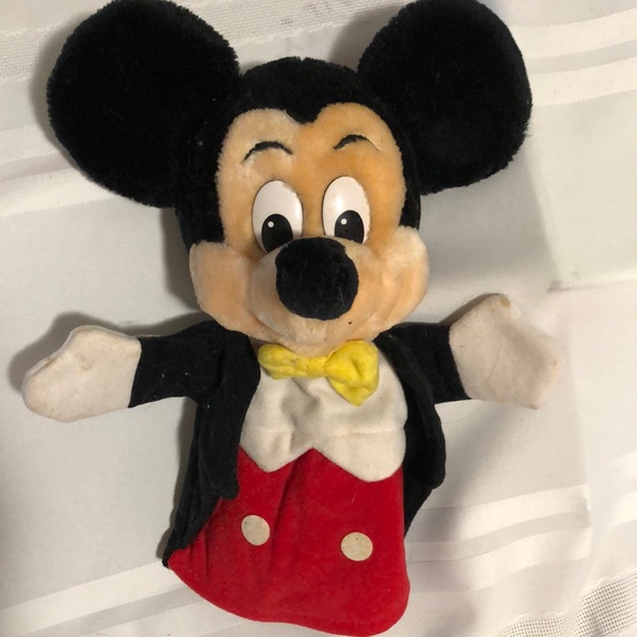 Disney | Toys | Vintage Mickey Mouse Hand Puppet | Poshmark